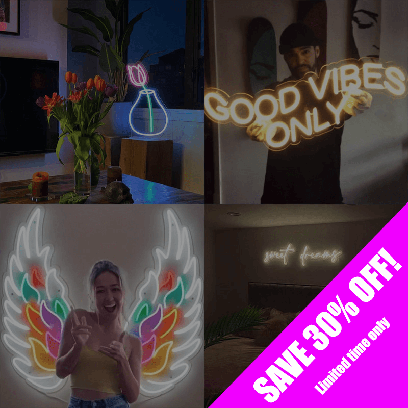 Custom Neon Signs | Upload Your Custom Neon Design | Neon Mfg.