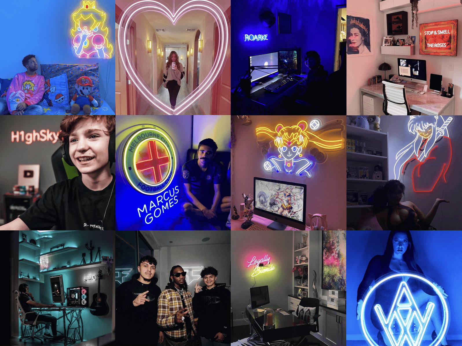 Custom Neon Signs | Design Your Neon Sign Online! - Neon Mfg.