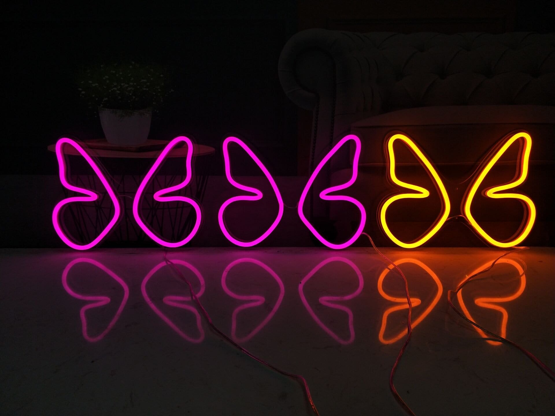 Butterfly LED Neon Sign - Neon Mfg.