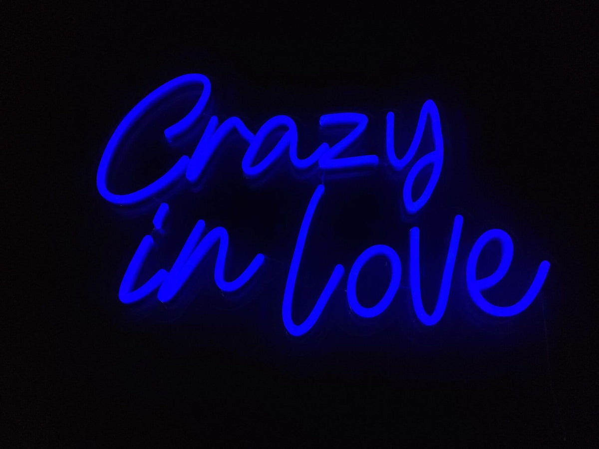 Crazy In Love LED Neon Sign - Neon Mfg.