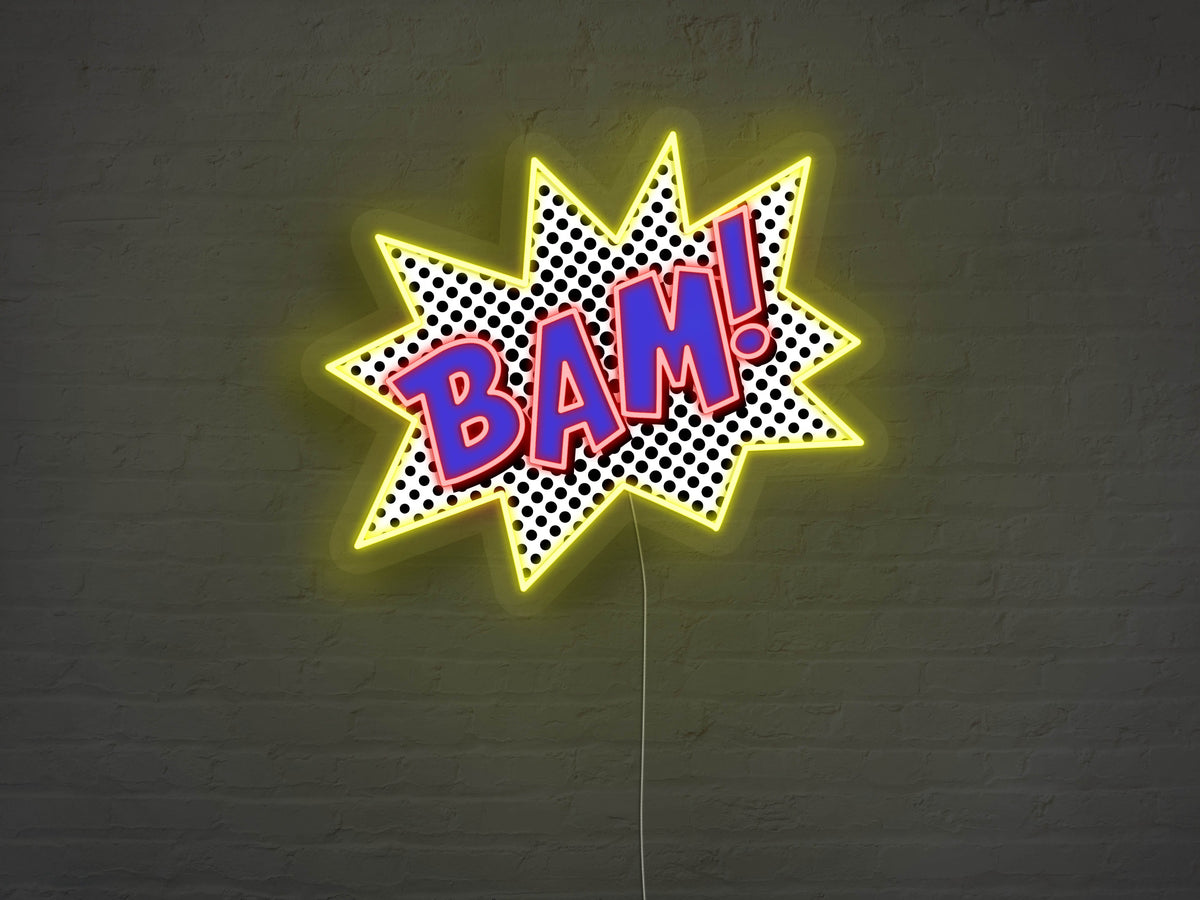POW! and BAM! LED Neon Signs - Neon Mfg.