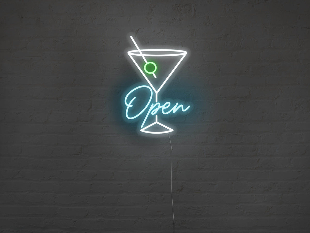 Bar Open LED Neon Sign - Neon Mfg.