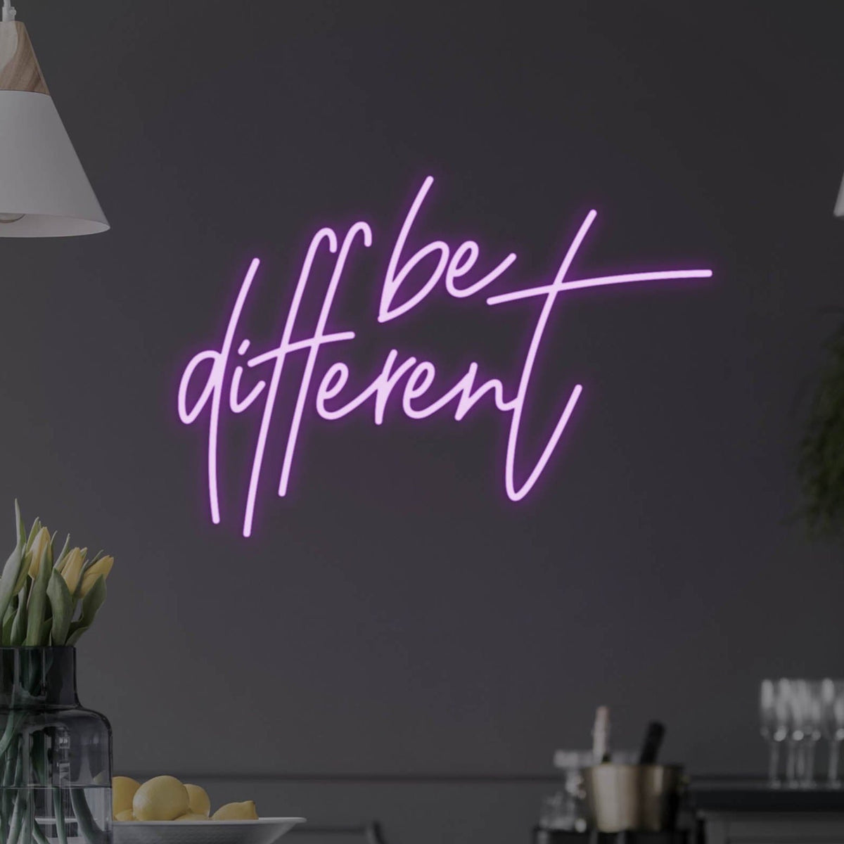 Be Different LED Neon Sign - Neon Mfg.