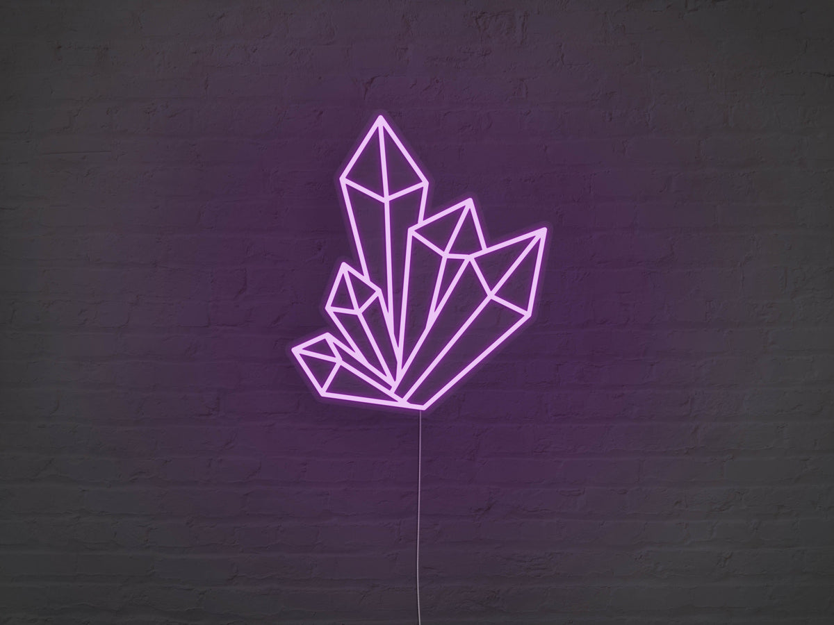 Crystals LED Neon Sign - Neon Mfg.