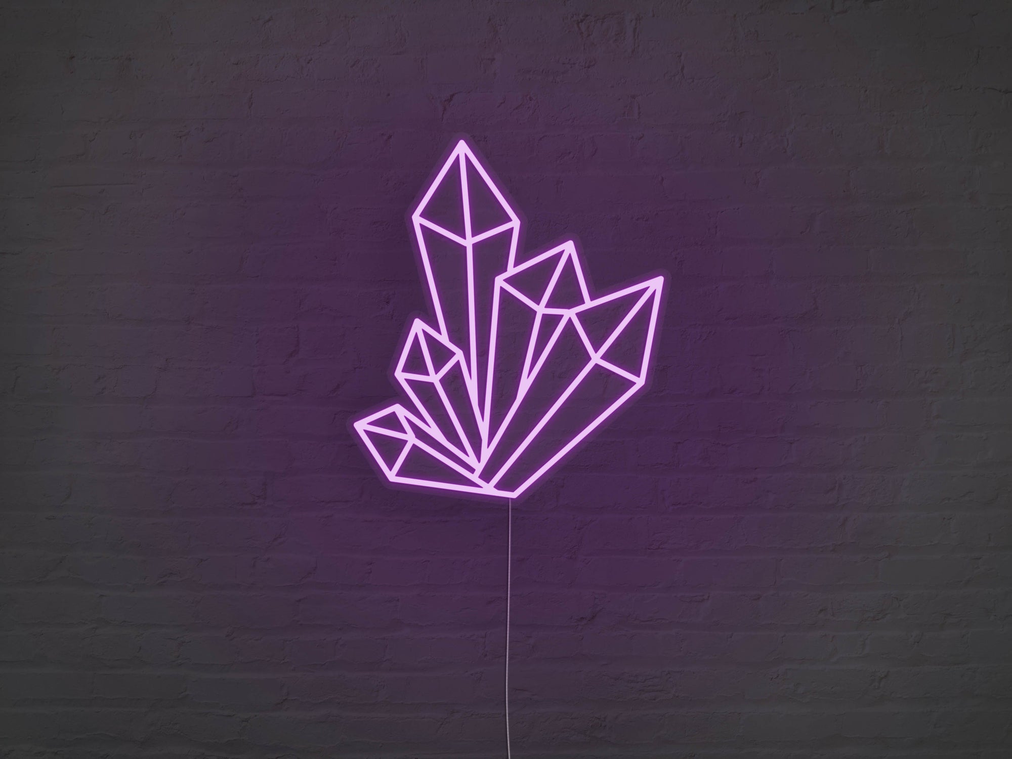Crystals LED Neon Sign - Neon Mfg.