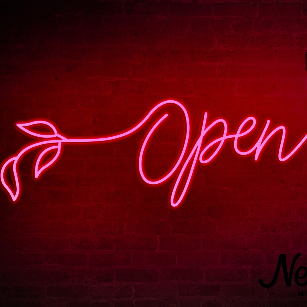 Flower Open LED Neon Sign - Neon Mfg.