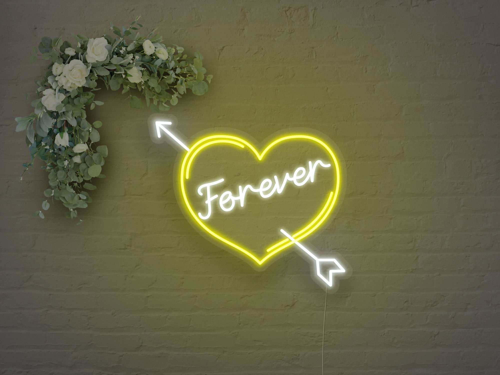 Forever Heart LED Neon Sign - Neon Mfg.