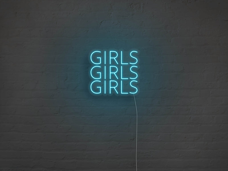 Girls Girls Girls LED Neon Sign – Neon Mfg.