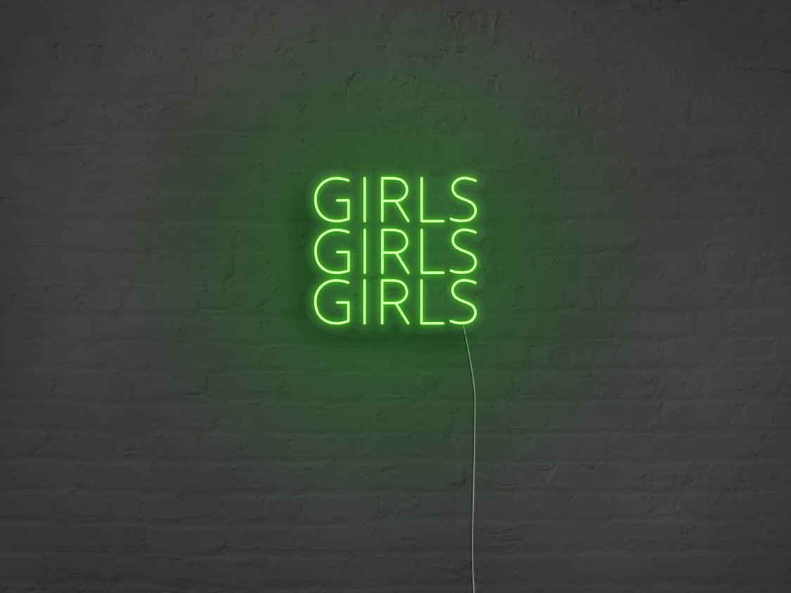Girls Girls Girls LED Neon Sign – Neon Mfg.