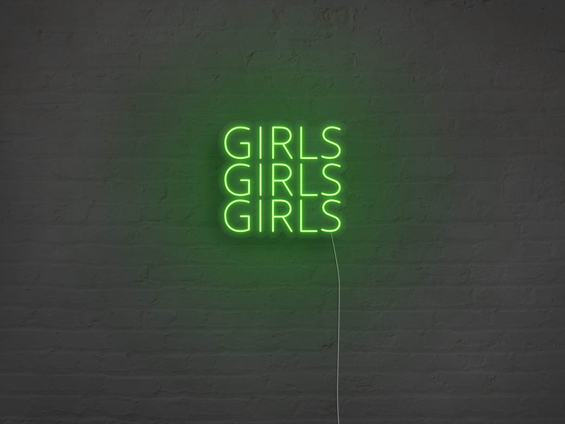 Girls Girls Girls LED Neon Sign – Neon Mfg.