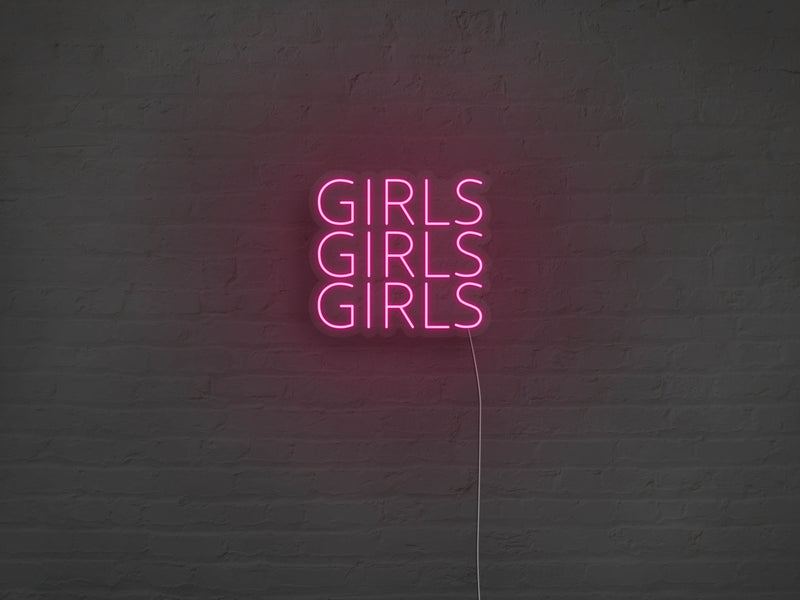 Girls Girls Girls LED Neon Sign – Neon Mfg.