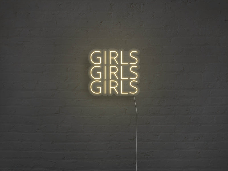 Girls Girls Girls LED Neon Sign – Neon Mfg.