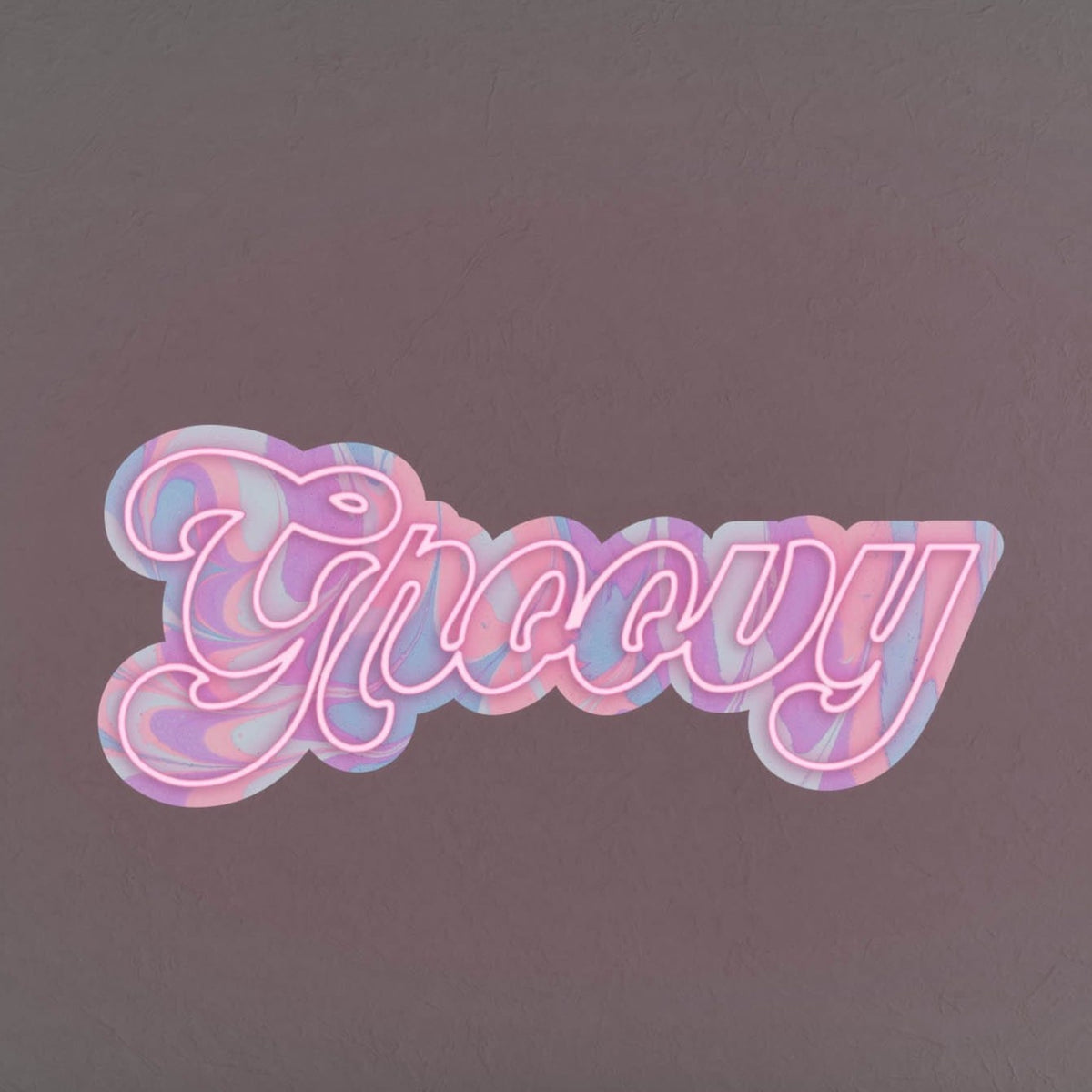 Groovy LED Neon Sign - Neon Mfg.