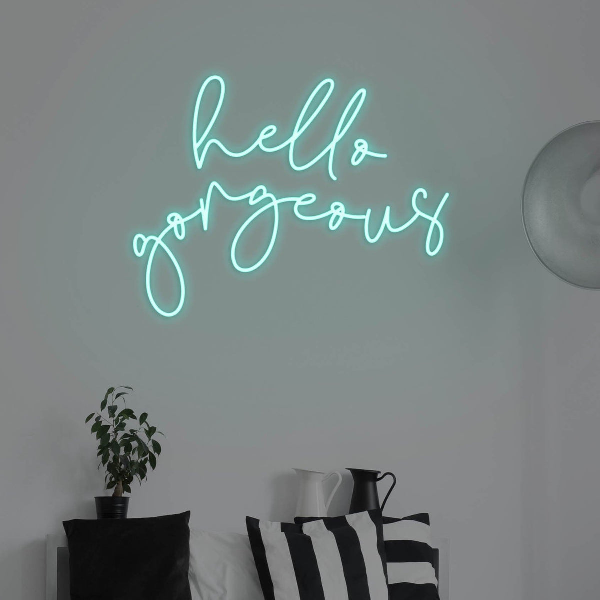Hello Gorgeous 2.0 LED Neon Sign - Neon Mfg.