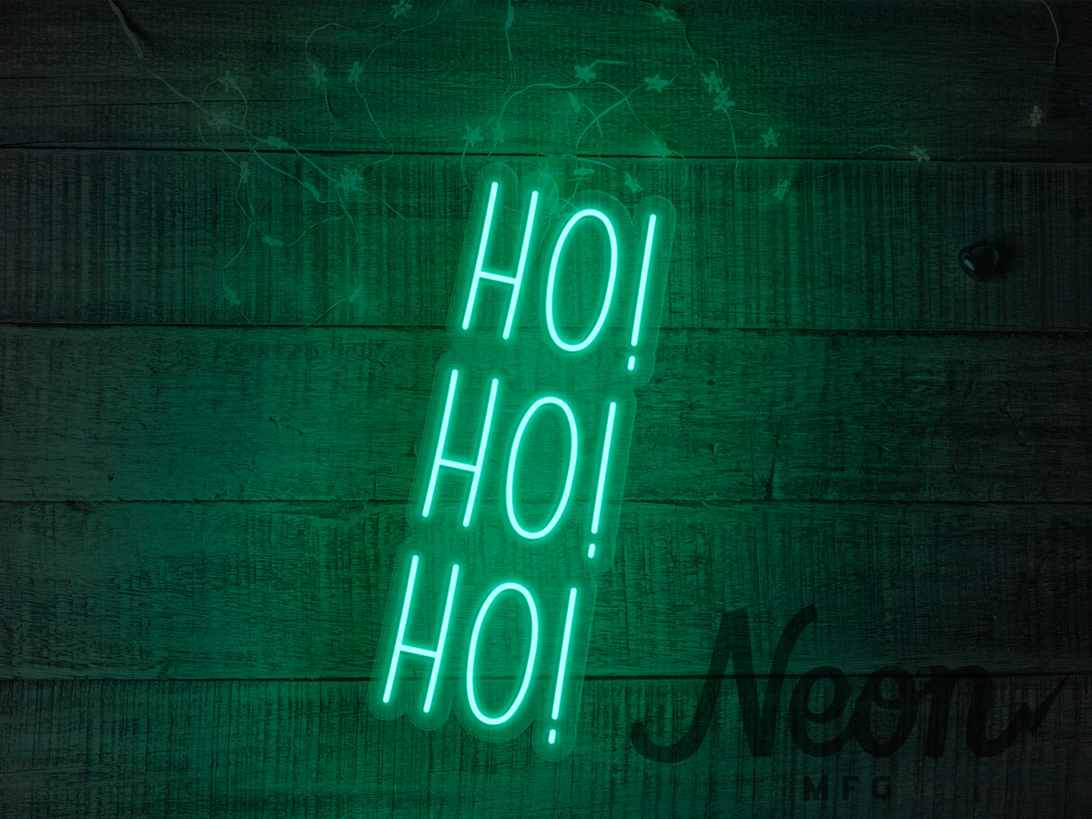 Ho Ho Ho LED Neon Sign - Neon Mfg.