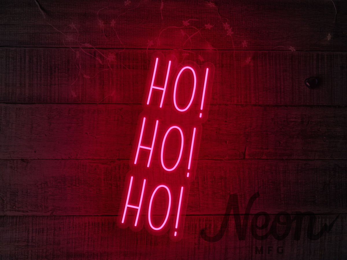 Ho Ho Ho LED Neon Sign - Neon Mfg.