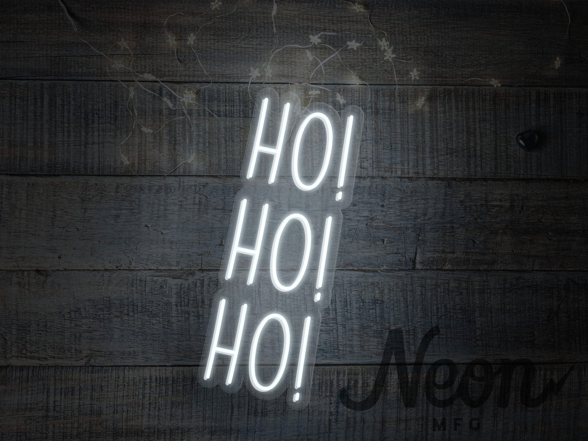 Ho Ho Ho LED Neon Sign - Neon Mfg.