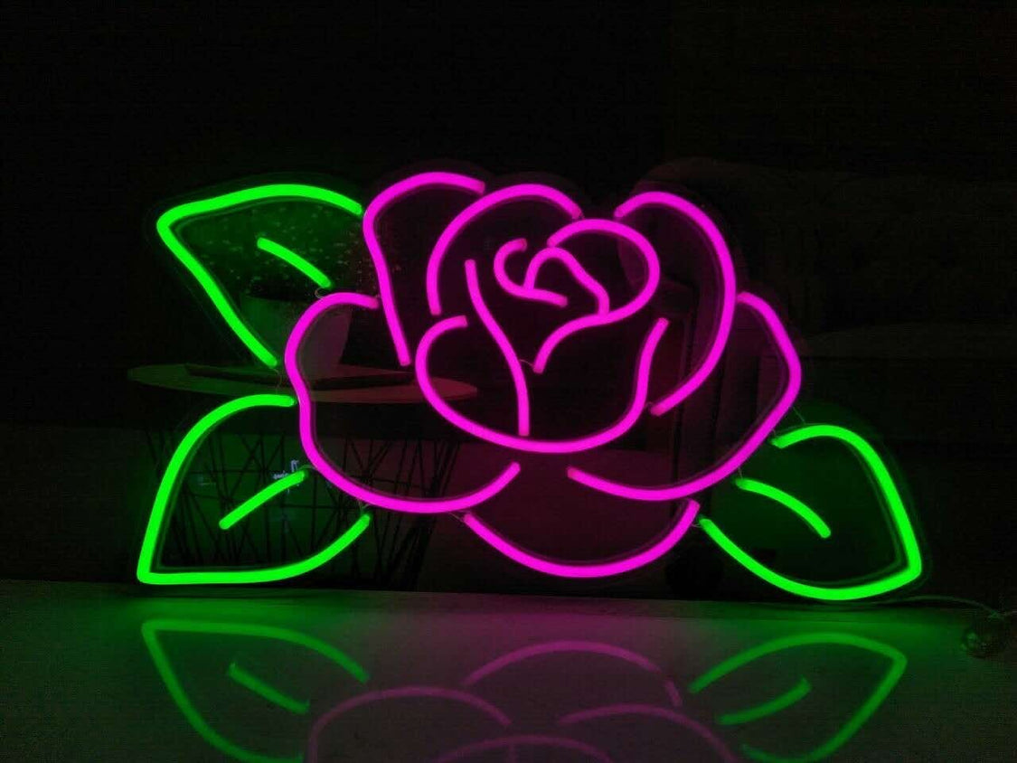 Rose LED Neon Sign – Neon Mfg.