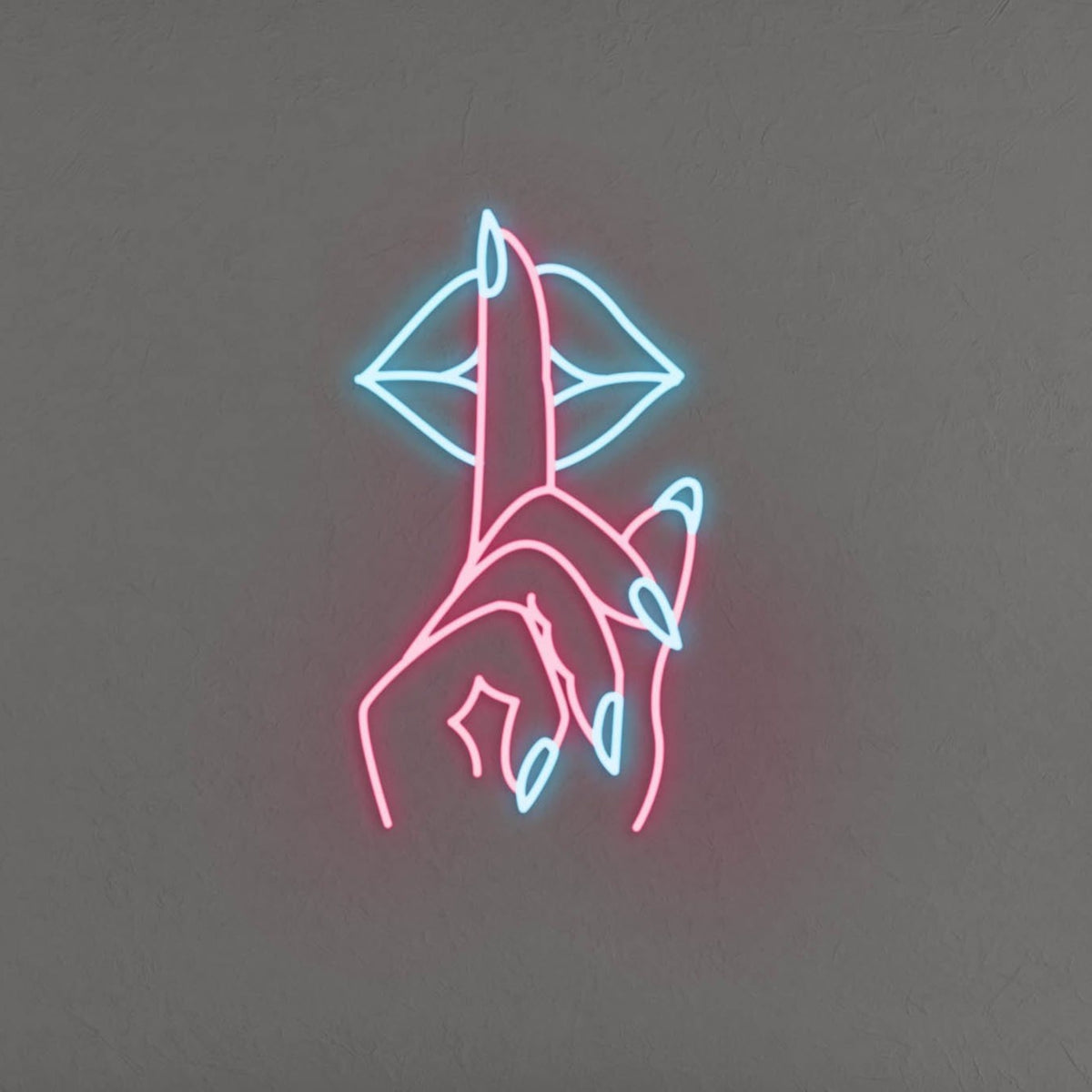 Shush LED Neon Sign - Neon Mfg.