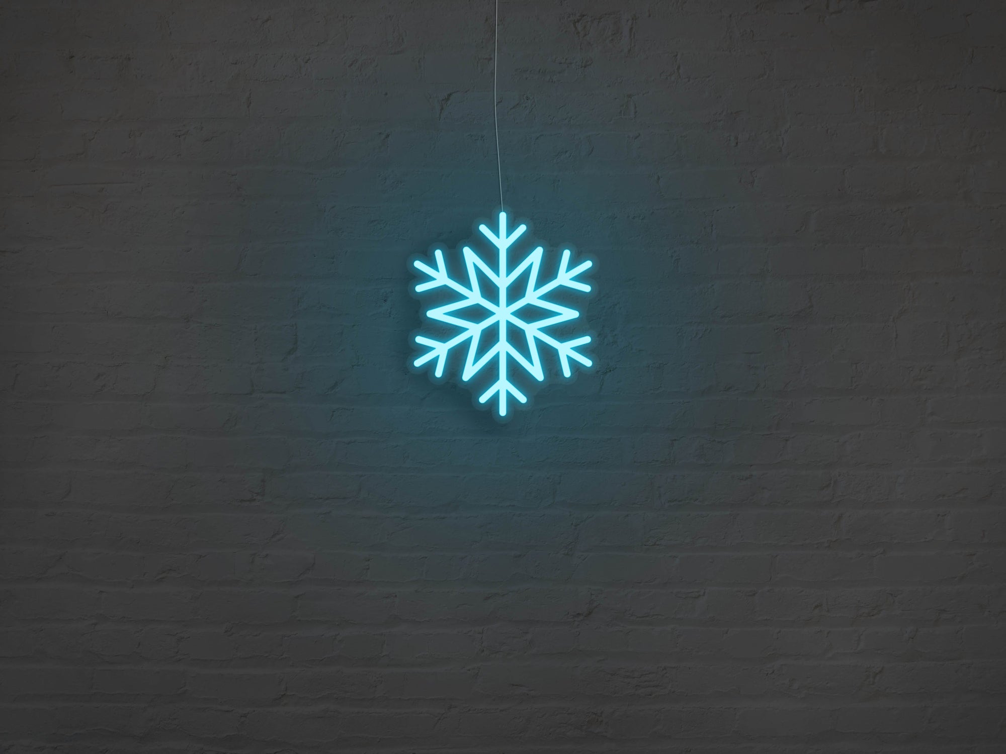 Snowflake LED Neon Sign - Neon Mfg.