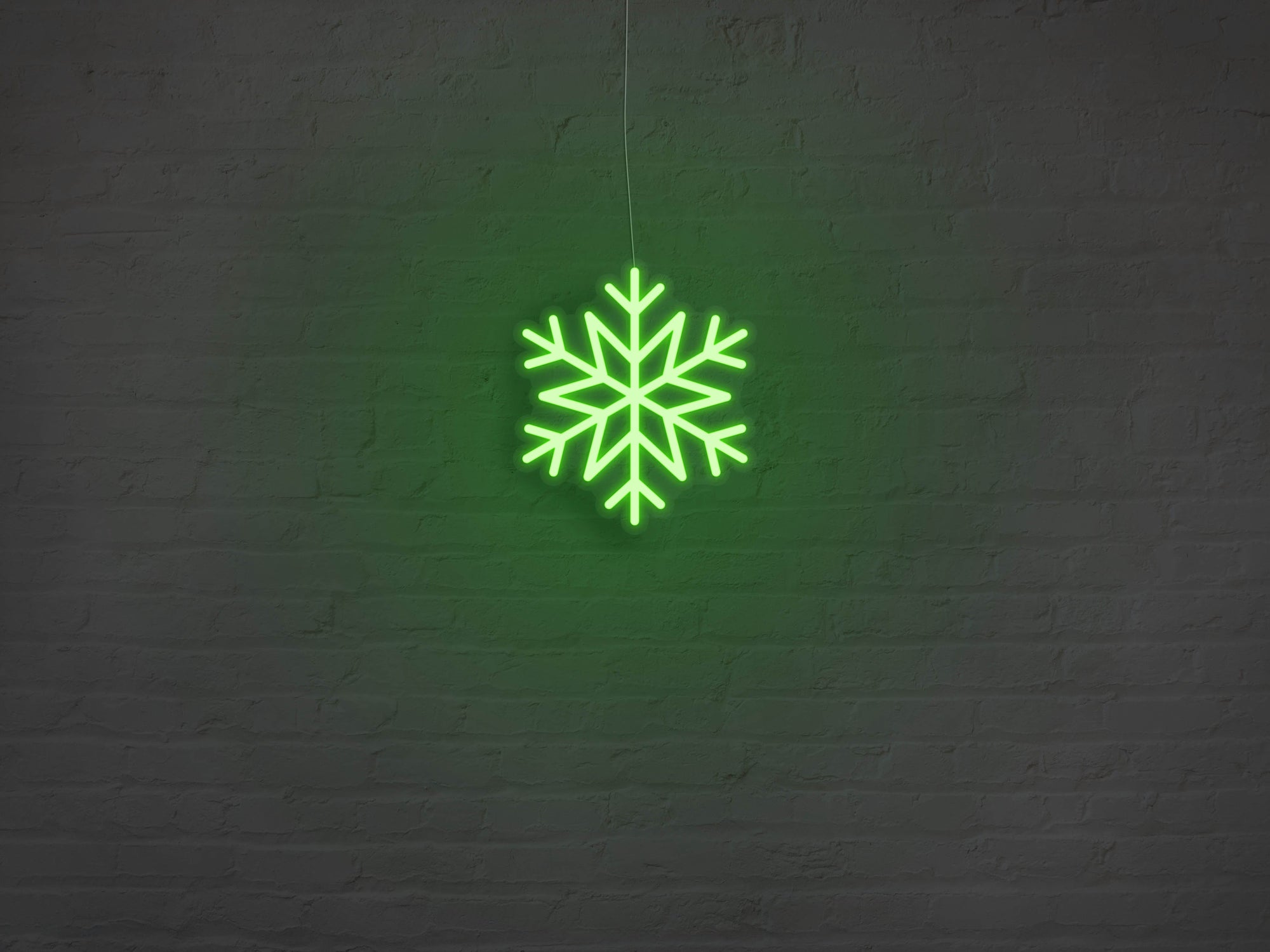 Snowflake LED Neon Sign - Neon Mfg.