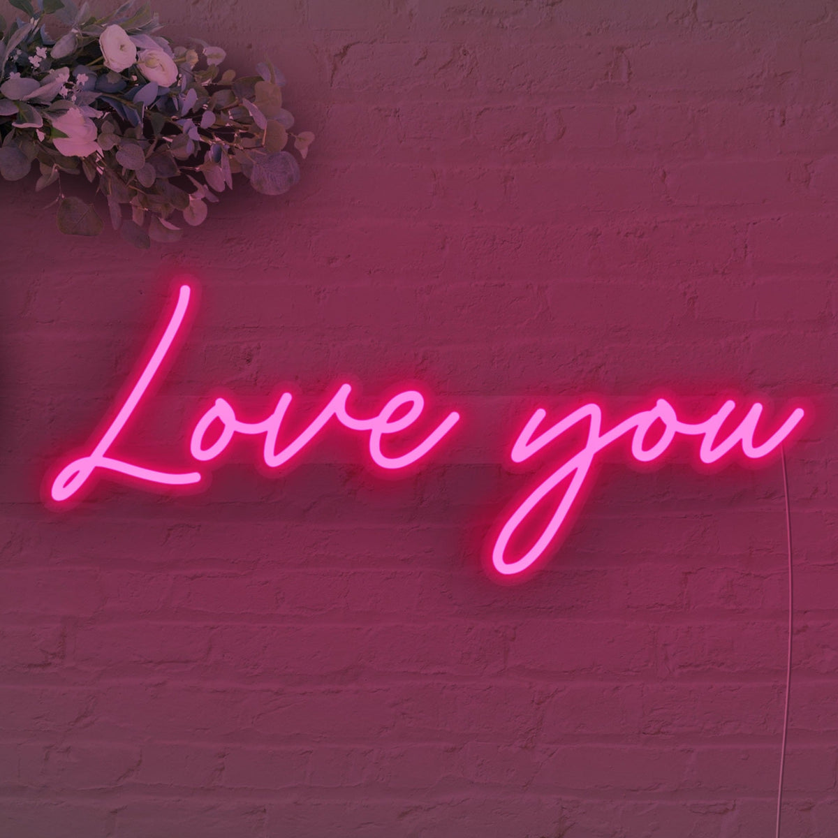 Love You LED Neon Sign - Neon Mfg.