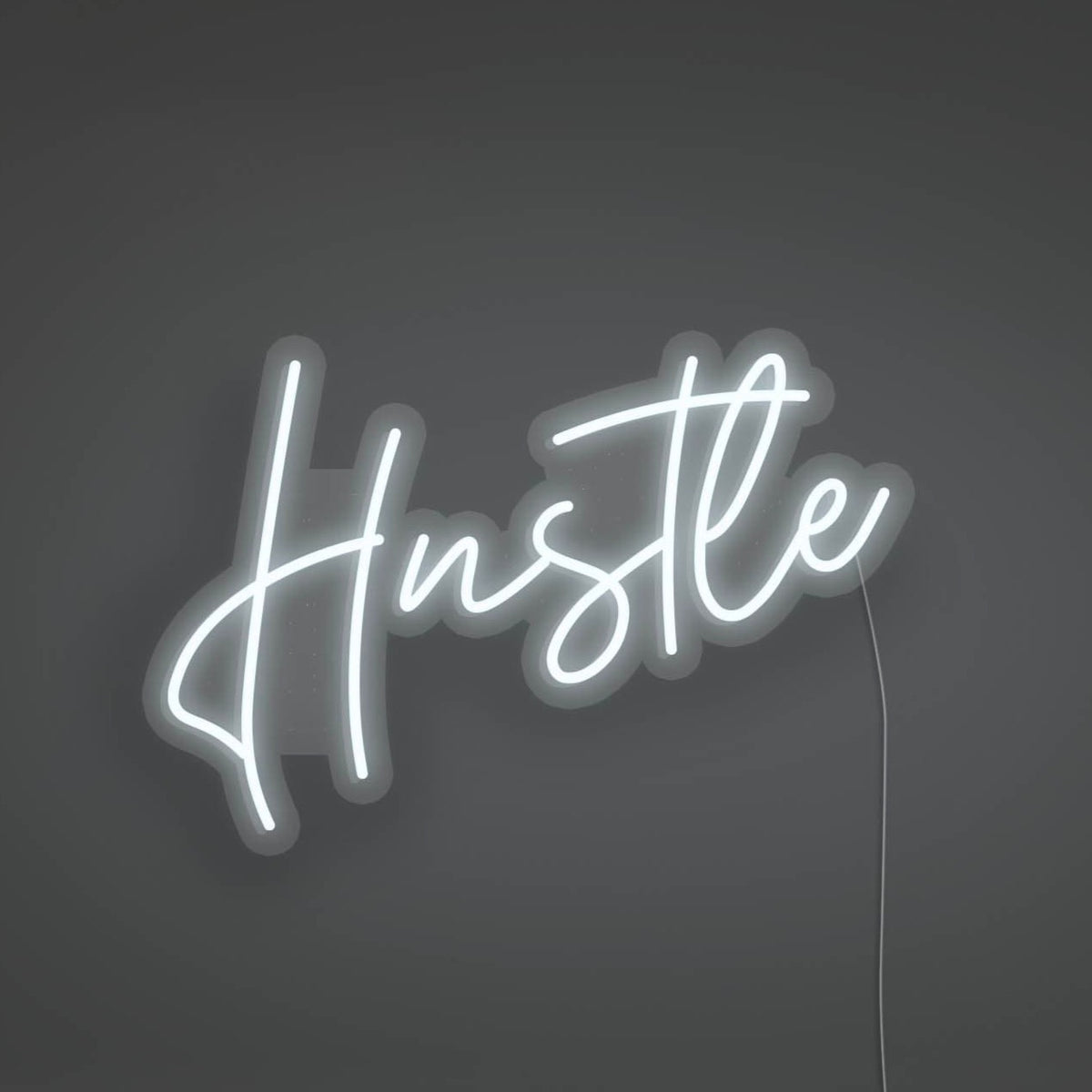 Hustle Version 2 LED Neon Sign - Neon Mfg.