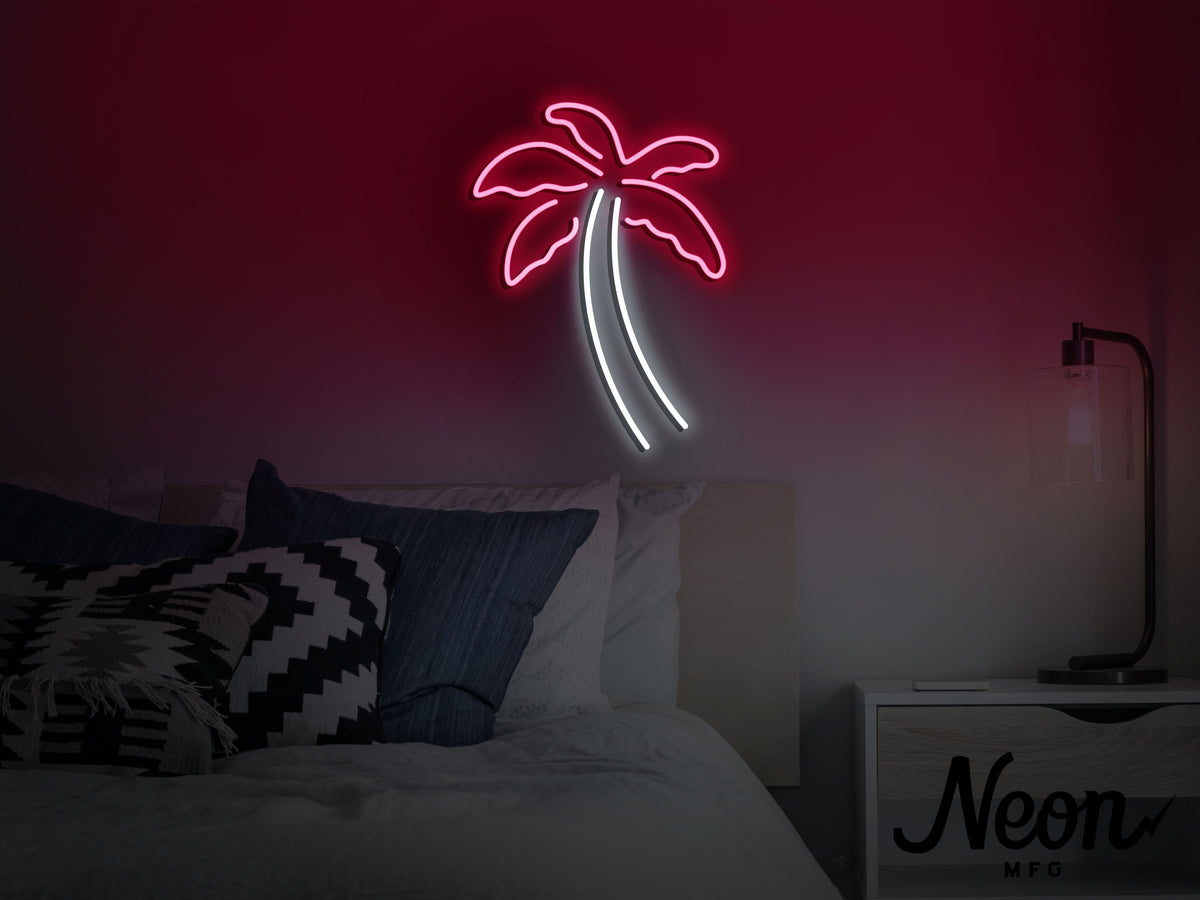 Palm Tree LED Neon Sign - Neon Mfg.