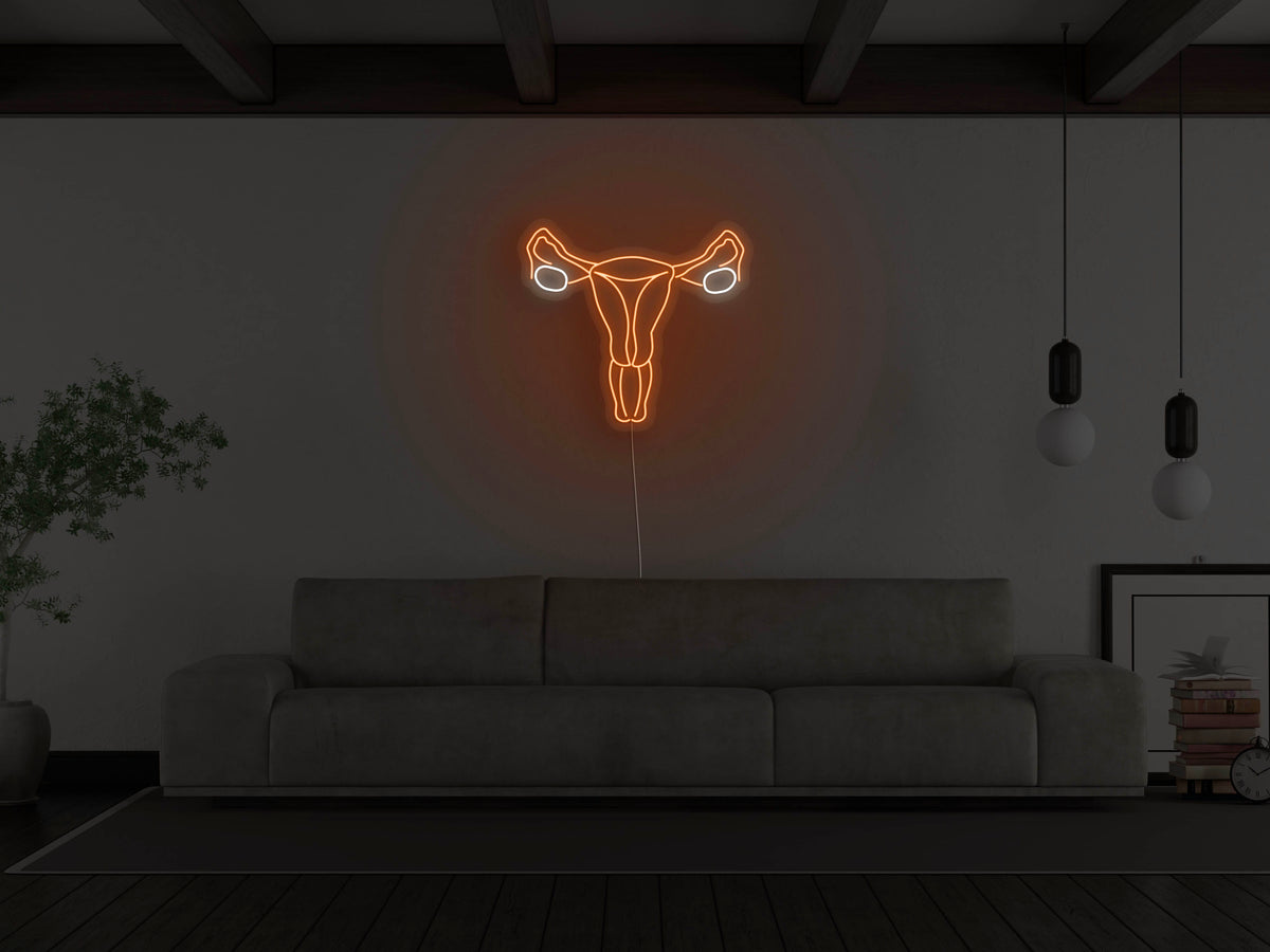 Uterus LED Neon Sign - Neon Mfg.