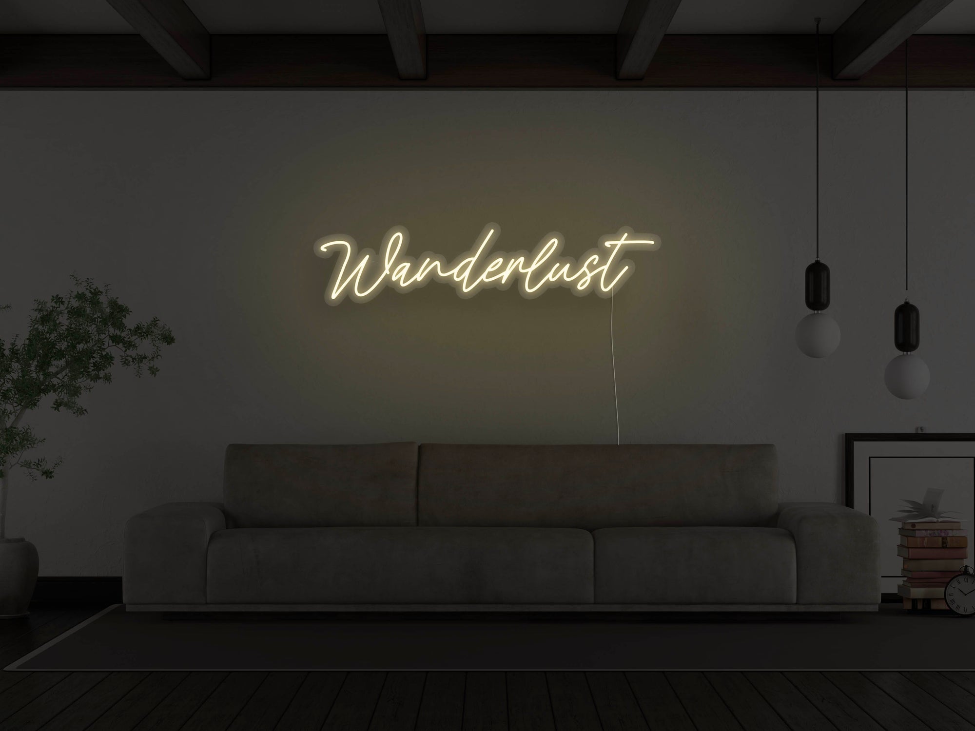 Wanderlust LED Neon Sign - Neon Mfg.